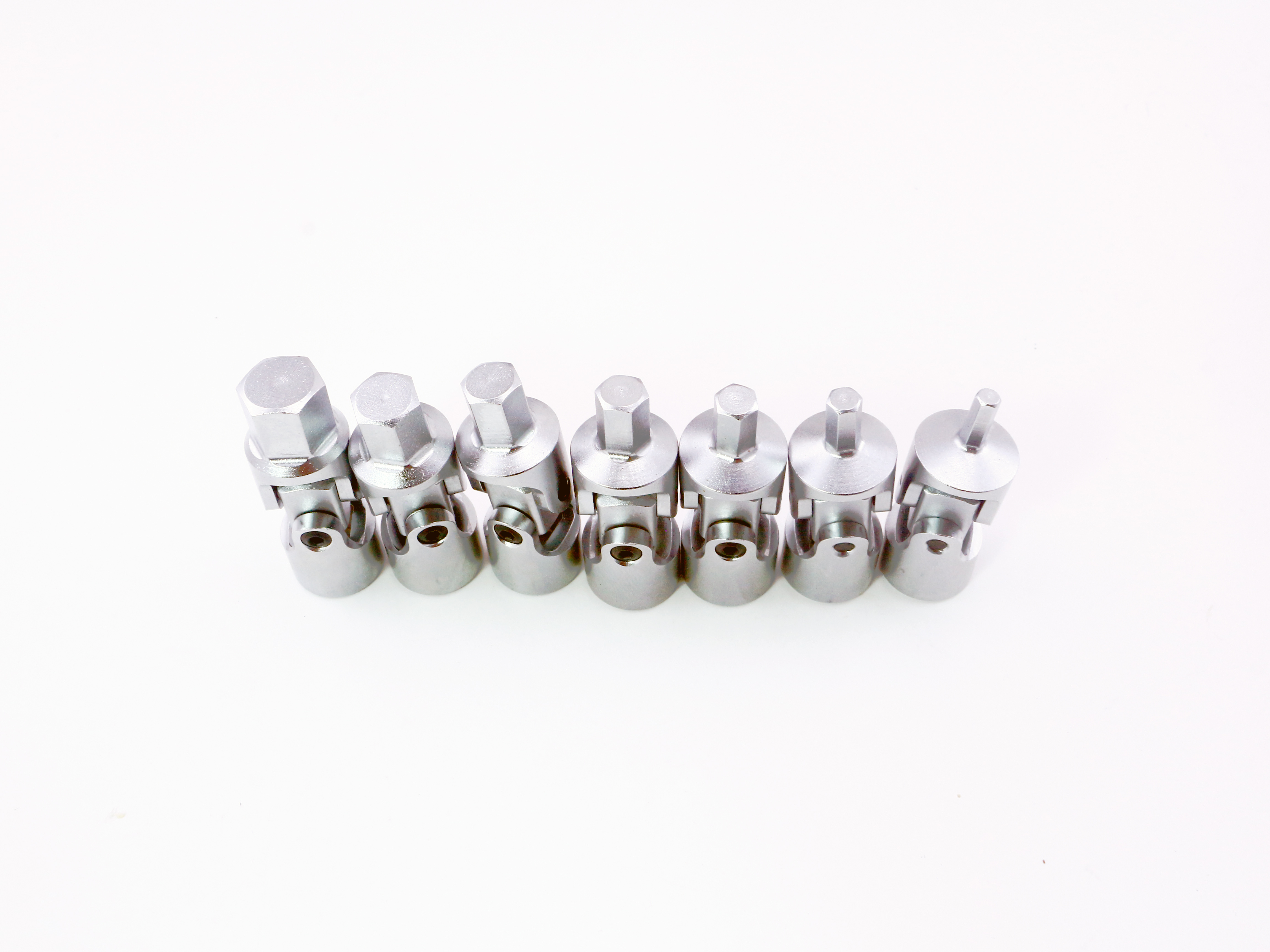 H1111351 1/4"Dr. Hex Swivel Bit Socket 7pcs Set